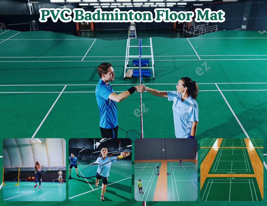 PVC Badminton Floor Mat